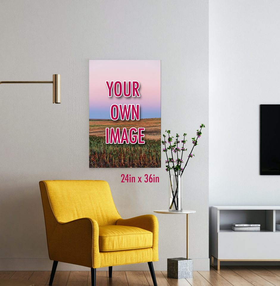 Custom Printed Poster Many Sizes Photo Your Own Image Picture Art ...