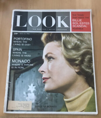 Look Magazine July 31 1962 Princess Grace Pecos Texas Scandal | eBay