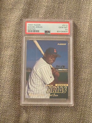 DCC: 1997 Fleer David Arias Ortiz #512 PSA 10 GEM MINT Minnesota Twins ...