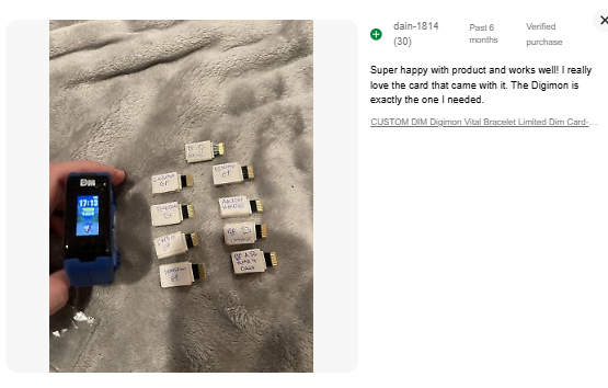 CUSTOM DIM Digimon Vital Bracelet Limited Dim Card- Ancient Warriors ...
