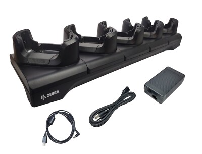 Zebra CRD-NGTC5-5SC5D 5-Port Charger Cradle TC53, TC58 Android Scanners ...