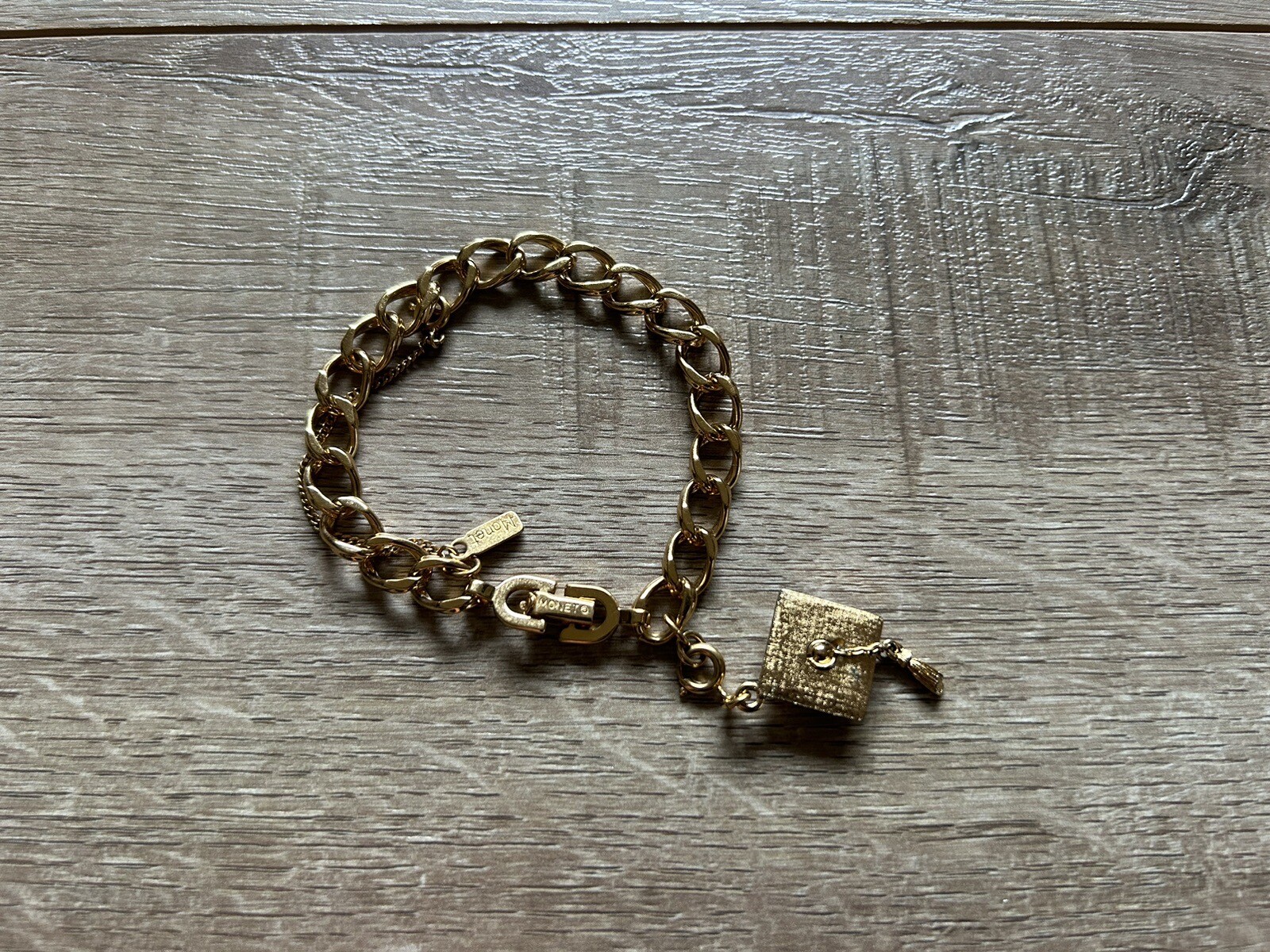 Vintage 1970’s Monet Graduation Cap Gold Tone Charm B… - Gem