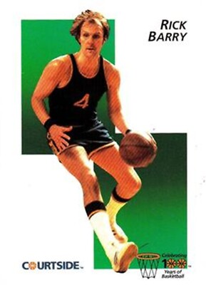 1992 Courtside Flashback 3 Rick Barry Miami Hurricanes Golden State ...