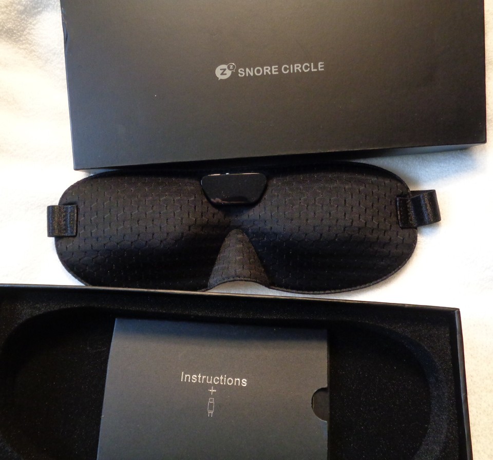 Anti-SNORING SLEEP MASK SNORE CIRCLE SMART Bluetooth Model YA3100 OPEN ...