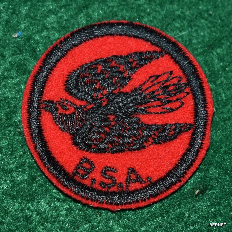 VINTAGE BOY SCOUT PATROL RED & BLACK PATCH - NIGHTINGALE - FREE ...