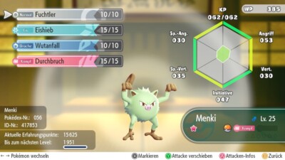 🐢Pokémon Lets Go Pikachu/Evoli Menki Shiny IV6 deutsch - Nur Lets Go ...
