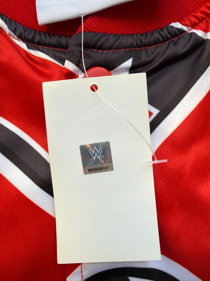 Chalk Line WWF Shawn Michaels HBK Red/Black Satin Jacket RARE Legends ...