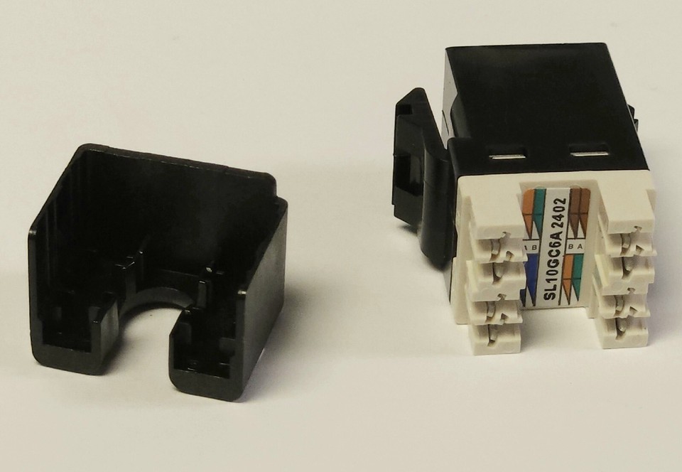 COMMSCOPE SL10G BLK 24 NETCONNECT SL10GC6A 2402 SL Series Modular JACK ...