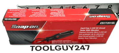 SNAP ON TOOLS USA CORD FREE Circuit Tester 3-24v DC, BLACK handle ...