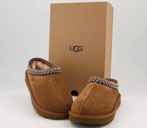 New Women's 100% UGG Brand Tasman Chestnut Shoes Slippers Sandals GIFT ...