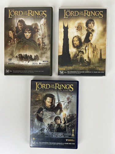 Lord of the Rings Trilogy Region 4 DVDs 6 disc set Free postage | eBay