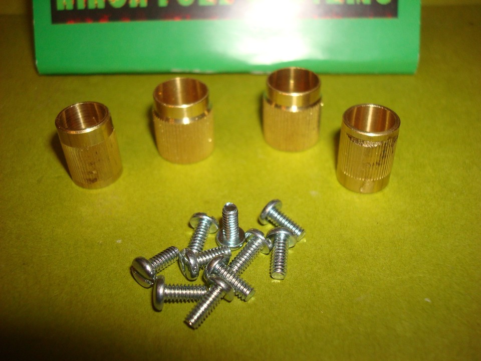 ROCHESTER QUADRAJET CARBURETOR BUSHING SET 3/8 5/16 KNURLED BUSHINGS W ...