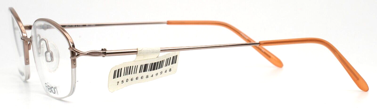 FLEXON 651 Blush Womens Oval Half Rim Eyeglasses 49-18-130 B:33 | eBay