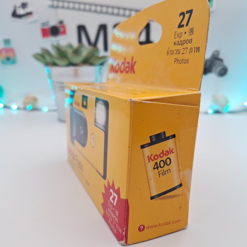Kodak Flash Disposable SUC Camera 27 Exposures Expired: 02/06/22. 400 ...