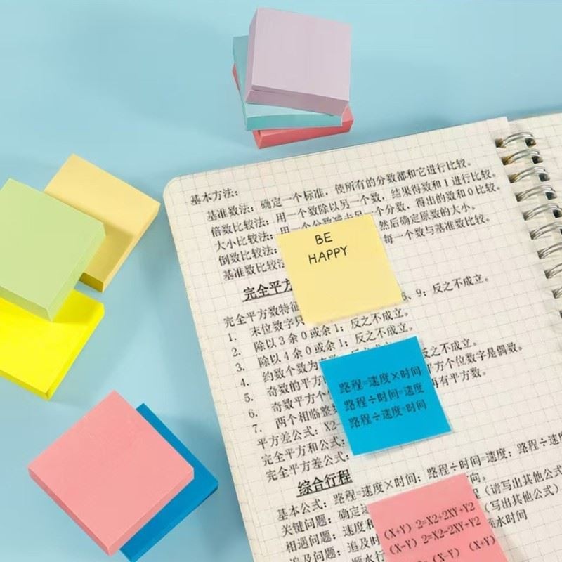 11 Pcs Aesthetic Stickier Note Coloured Index Tabs Memos Pad Easy to ...