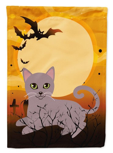 Halloween Russian Blue Cat Flag Garden Size BB4452GF | eBay