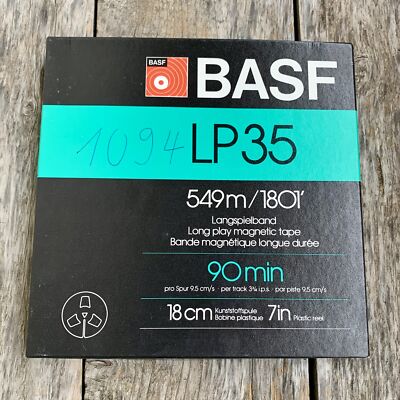 BASF LP35 LH Reel to Reel Recording Tape, LP, 7" Reel, 1800 ft | eBay