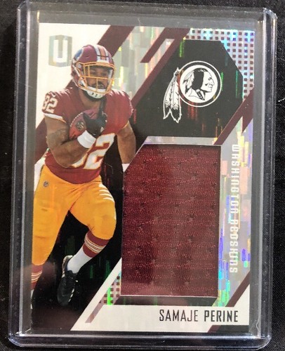 Samaje Perine 2017 Unparalleled Wind Chimes Jersey 144/199 Redskins | eBay