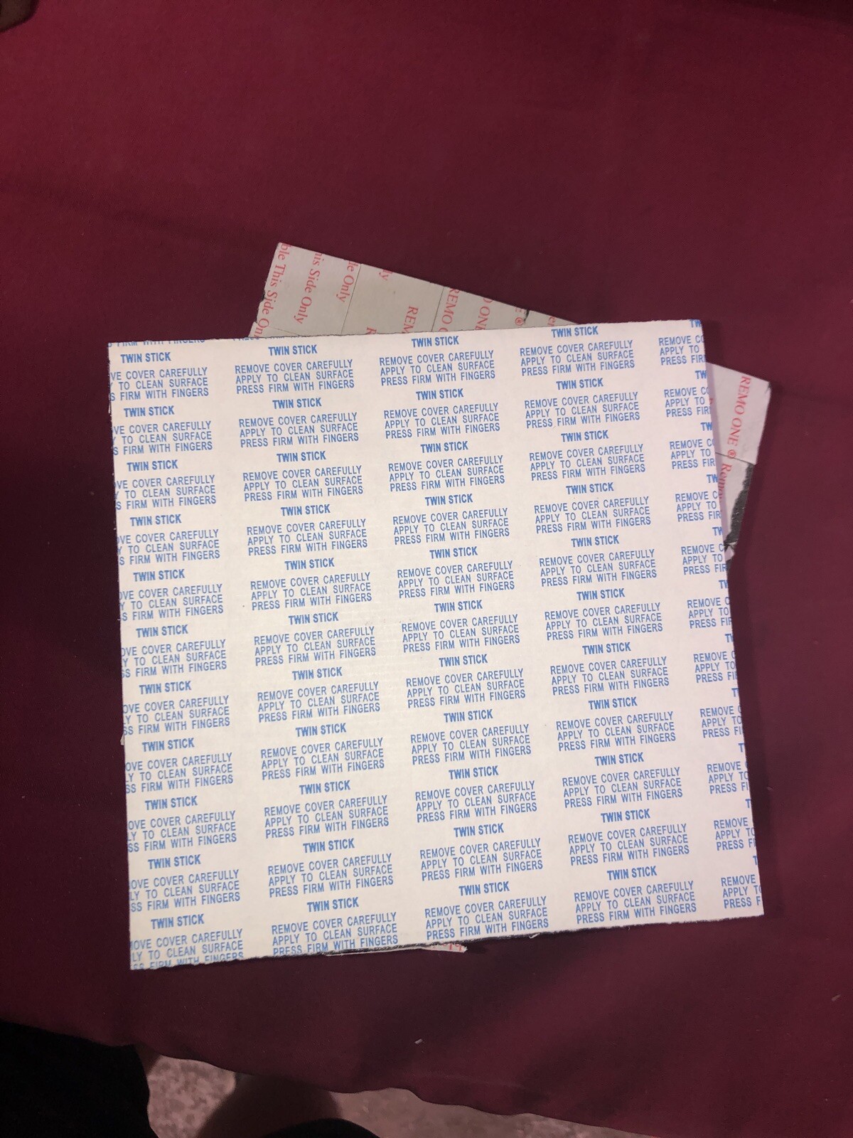 Remo One Double Sided Foam Tape 1” X 1” X 1.25” Black *5 PACK* (180 ...