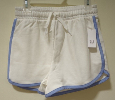 NWT Gap Kids Blue Binding Track Shorts Girl's Size 10 | eBay