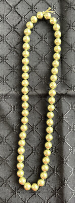 5810- 8 MM Swarovski Round -LIGHT GREEN Pearl( 50 Pearls Per Strand ...