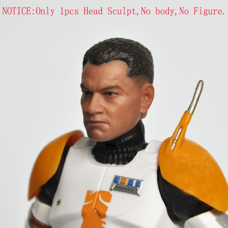 Delicate Paint 1/12 Scale Clone Commander Cody Head Sculpt Fit 6 ...