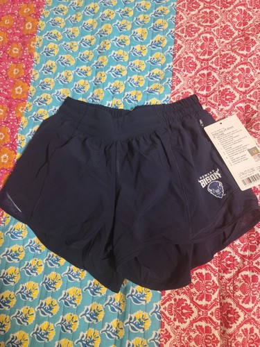 Lululemon Hotty Hot Blue Shorts Howard University Sz 6 | eBay