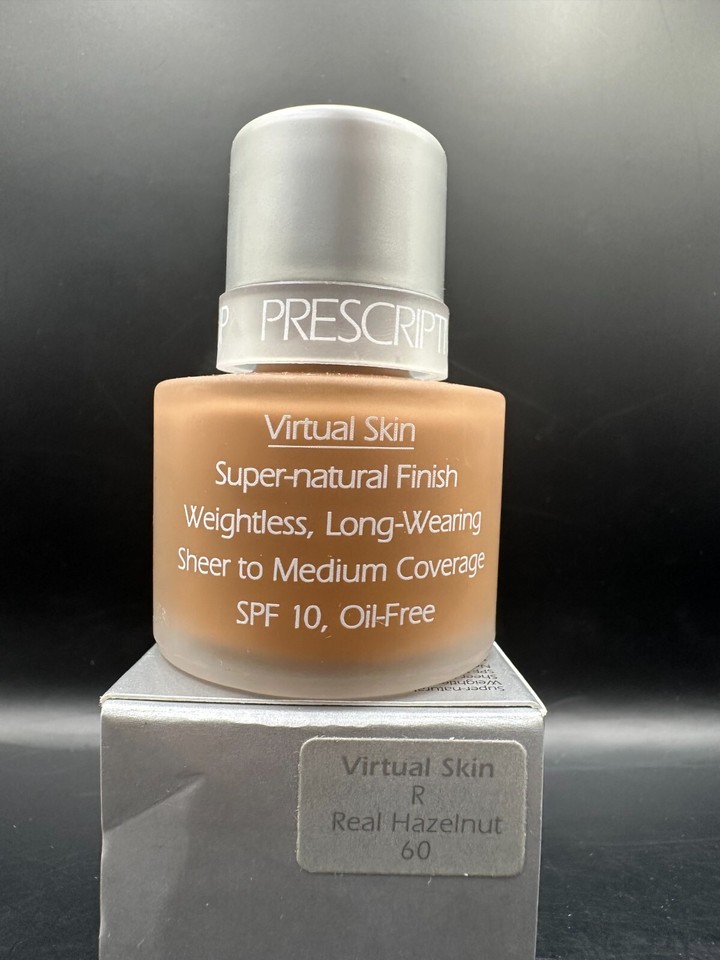 Prescriptives Virtual Skin Super Natural Finish Makeup Foundation 1oz ...