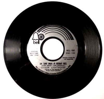 EDISON LIGHTHOUSE - Love Grows Where My Rosemary Goes- Vinyl 45rpm 1970 ...