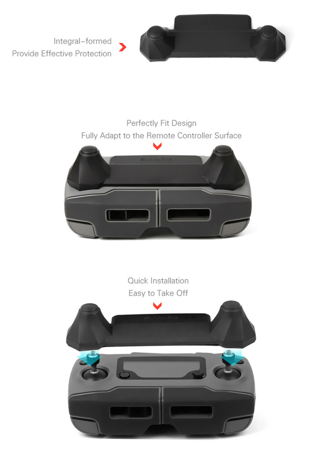 Remote Thumb Stick Guard Rocker Protector Holder For DJI MAVIC2 PRO ...