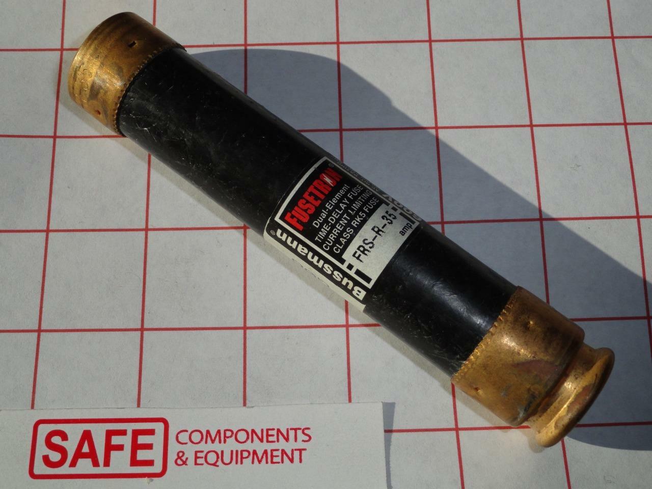FRS-R-35 Fusetron Fuse QTY-1 35A Dual Element Time-Delay 600VAC ...