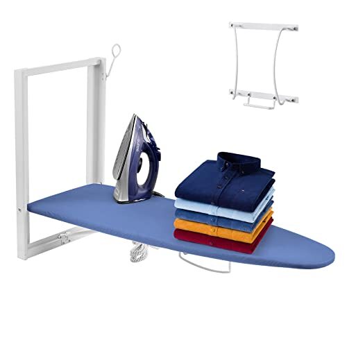 Wall Mounted Ironing Board with Iron Holder | 36.2" X 12.2" Compact ...