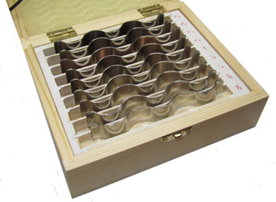 RDGTOOLS 9PR WAVY PARALLEL SET IMPERIAL 1/2" - 1- 1/2" MILLING TOOLS ...