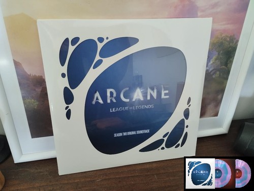 Arcane Season 2 League of Legends 2LP Vinyl Limited ROSE-BLUE Exclusive ...