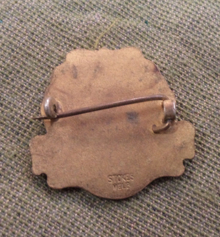 #D324. SCHOOL ACS LAPEL BADGE - NIHIL SINE LABORE | eBay