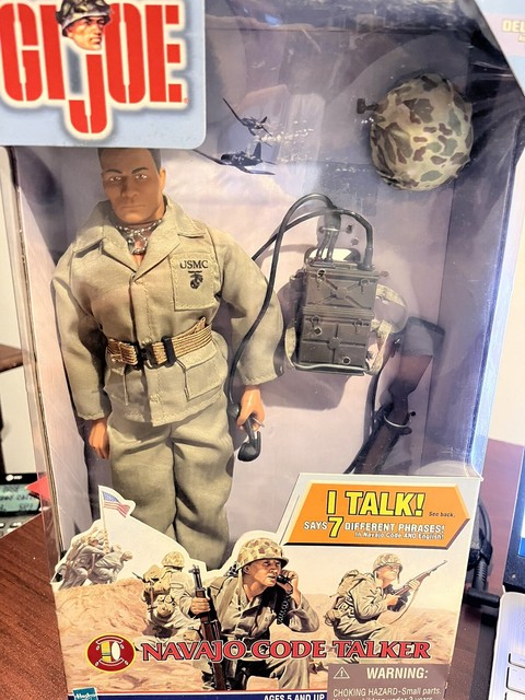 1999 Hasbro Gi Joe Navajo Code Talker Speaks 7 Phrases Military for ...