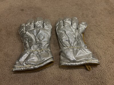 Military Issue Aircraft Rescue Firefighting ARFF Proximity Gloves Size ...