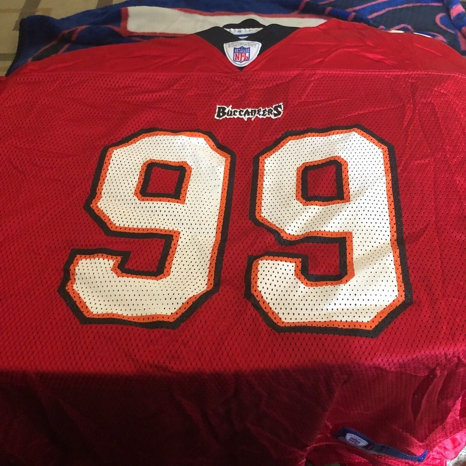 Tampa Bay Buccaneers- 2XL Super Bowl Campion/ HOF Warren Sapp Used | eBay