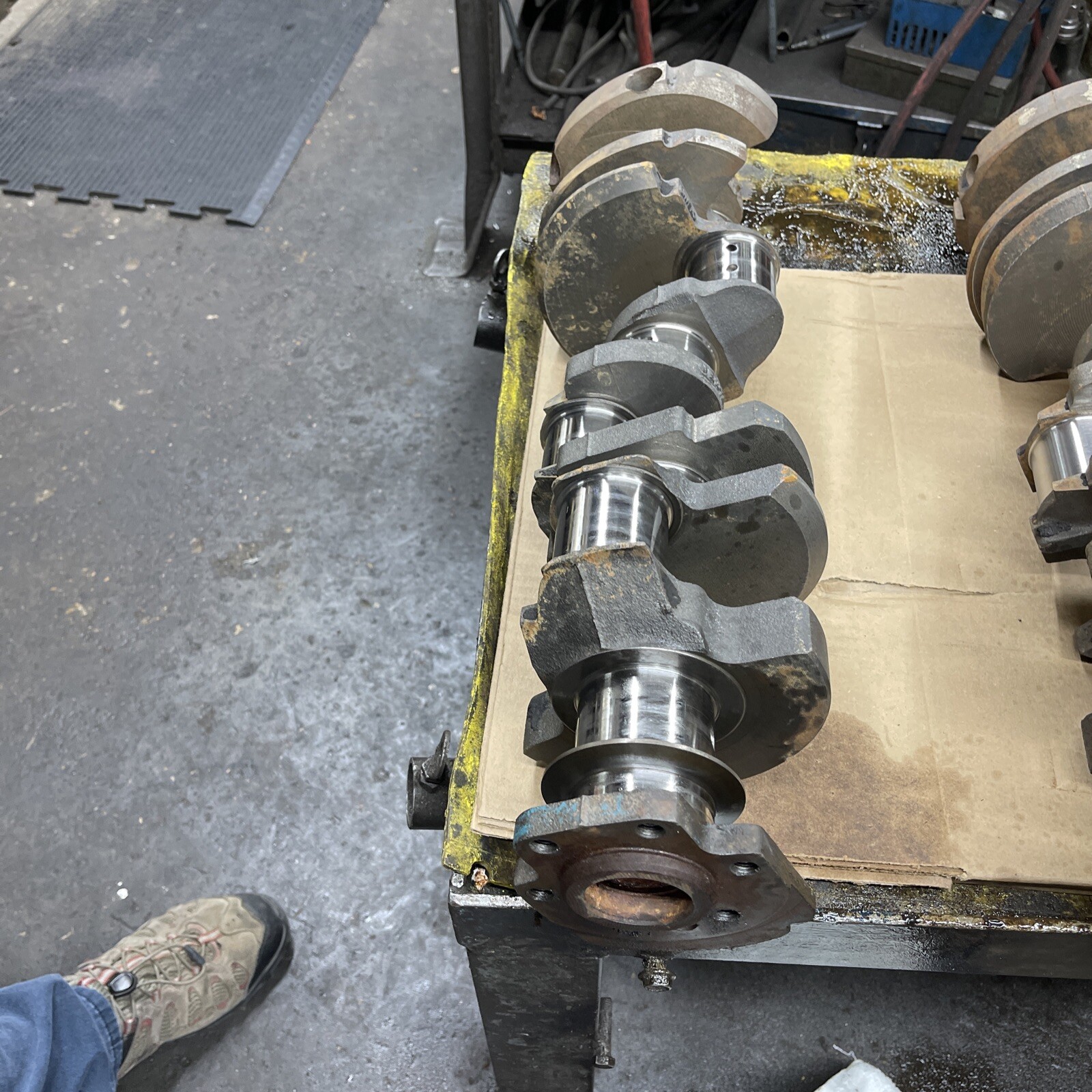 GM SBC Small Block 350 Crankshaft 3932442 Date Code E287 for sale ...