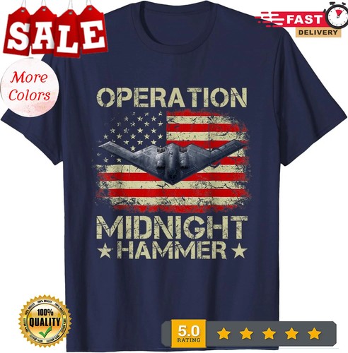 Retro Operation Midnight Hammer With American Flag Trump Unisex T-Shirt | eBay