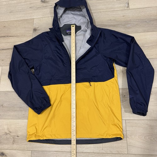 Patagonia Rain Jacket Men's Medium Blue Torrentshell H2No Waterproof ...