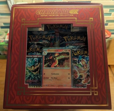 POKEMON TCG CHARIZARD EX SUPER PREIUM COLLECTION FIGURE BOX SEALED ...