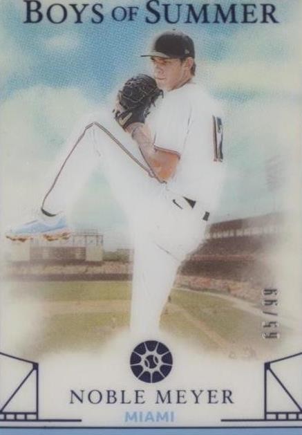 2024 Panini Boys of Summer - Noble Meyer #30 Blue /99 (RC) for sale ...