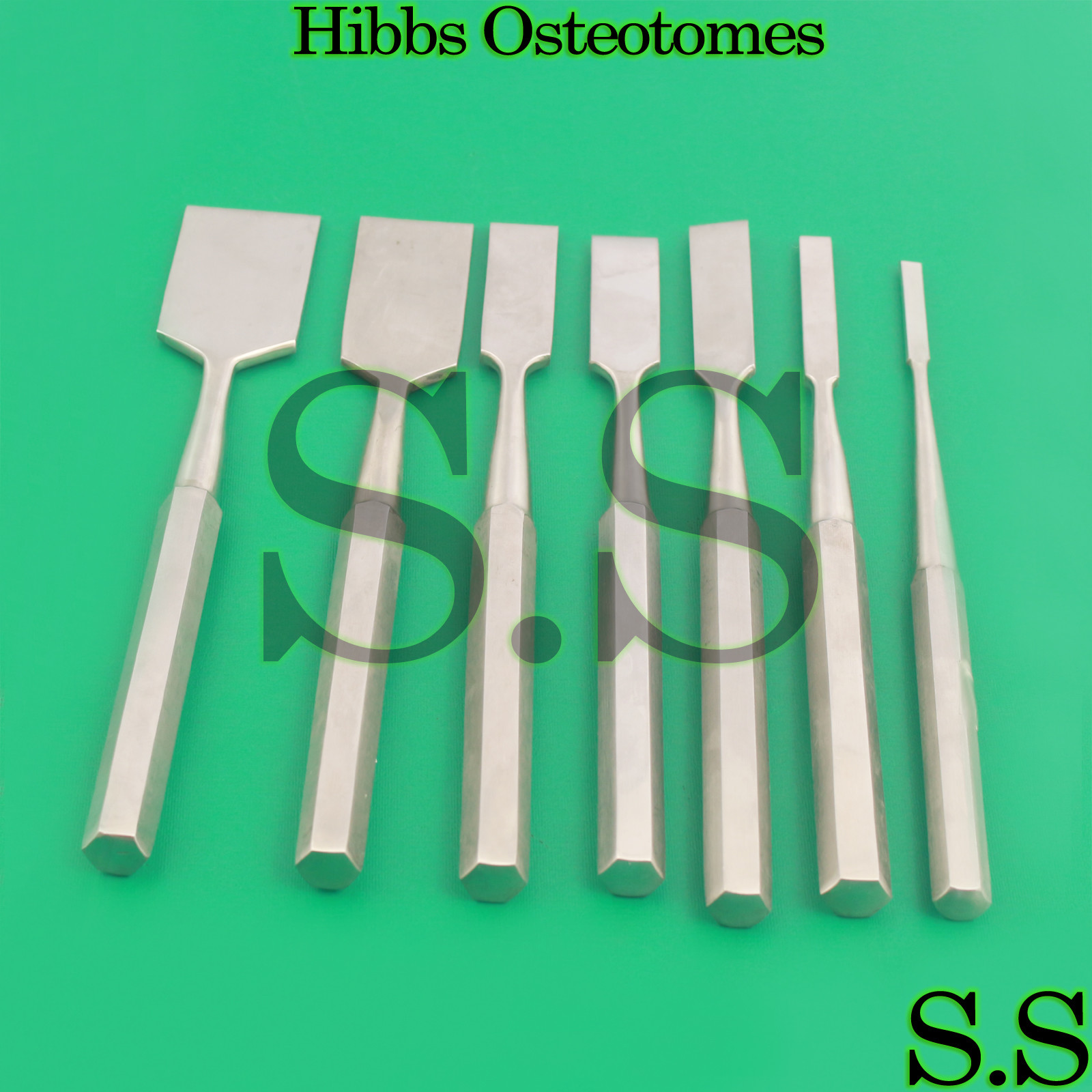 Hibbs Osteotomes 9" Straight 16mm-38mm Orthopedics Surgical Instruments ...