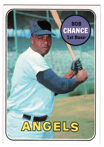 1969 Topps #523 Bob Chance, California Angels | eBay