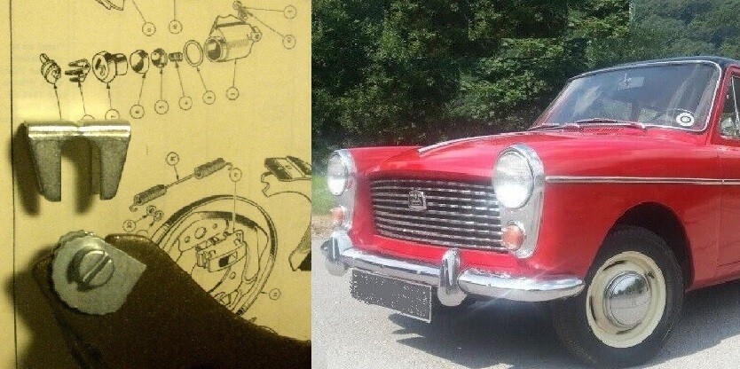 AUSTIN A40 Farina FRONT BRAKE ADJUSTER Micram Snail Cam (With MASK) (x1 ...