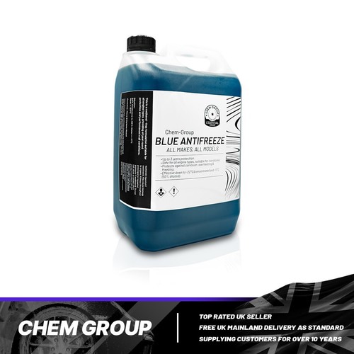 5L BLUE ANTIFREEZE & SUMMER COOLANT CONCENTRATE ALL ENGINES SAFE CHEM ...