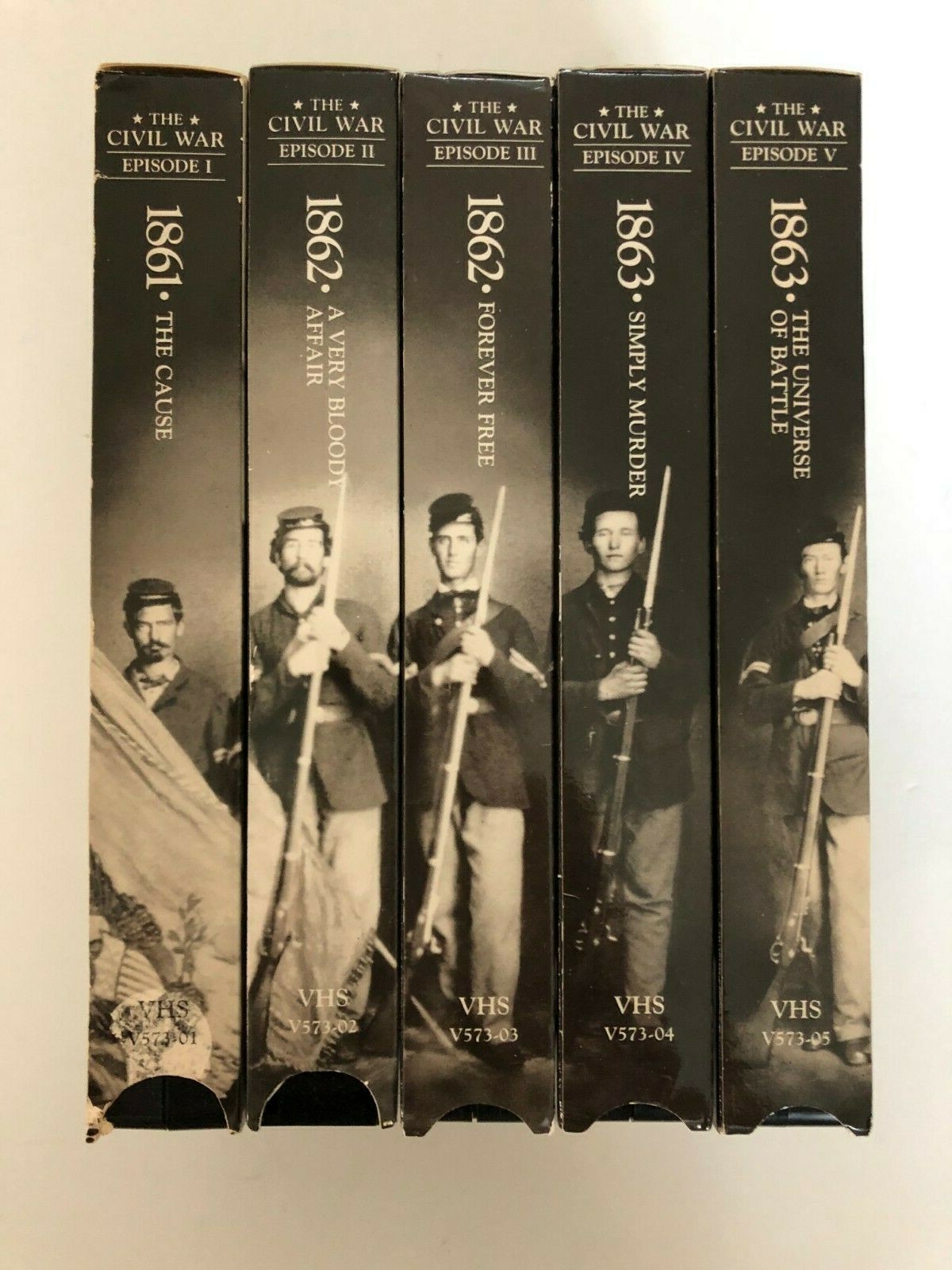 THE CIVIL WAR VHS 5 Tapes Set A Film Directed By Ken Burns Time Life ...