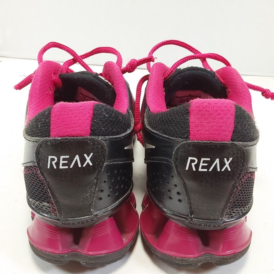 Nike Reax Run 7 Running Shoes Womens Size 5 Black Pink Low Top Sneakers ...