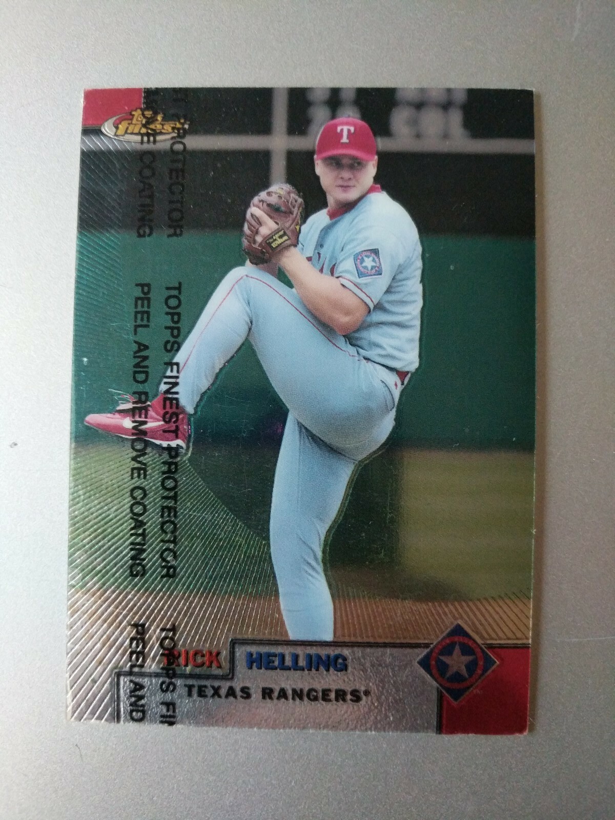 1999 Topps Finest #23 Rick Helling Texas Rangers Collectible Baseball ...